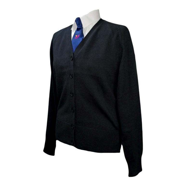 Trinity Girls black cardigan – Stitch-Tech