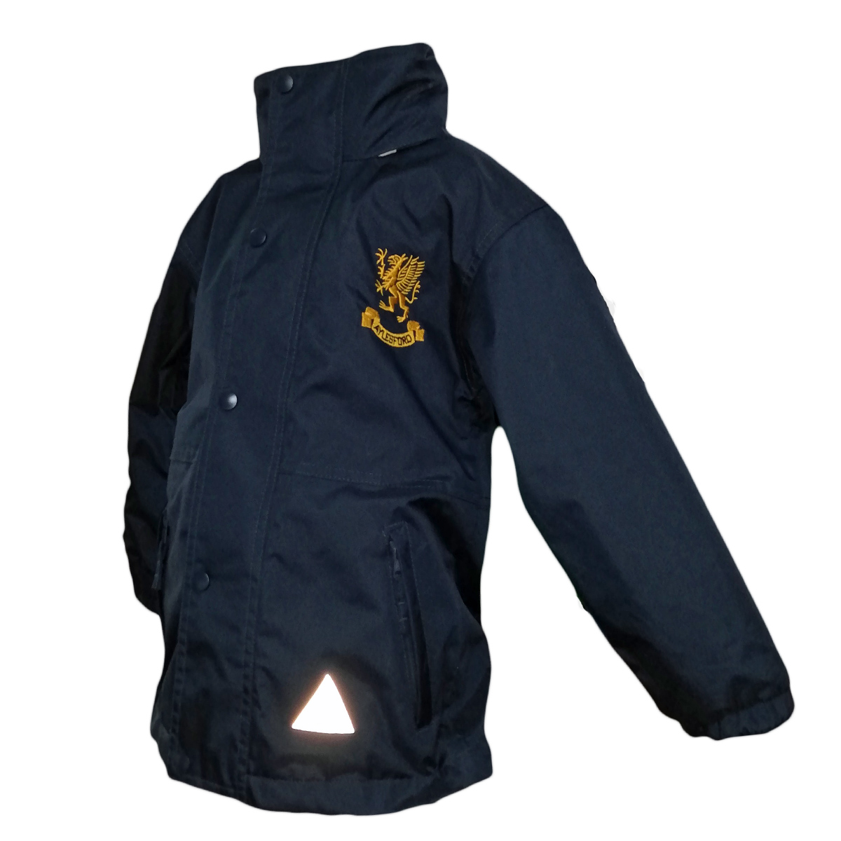 Aylesford Primary reversible outdoor jacket with logo – Stitch-Tech